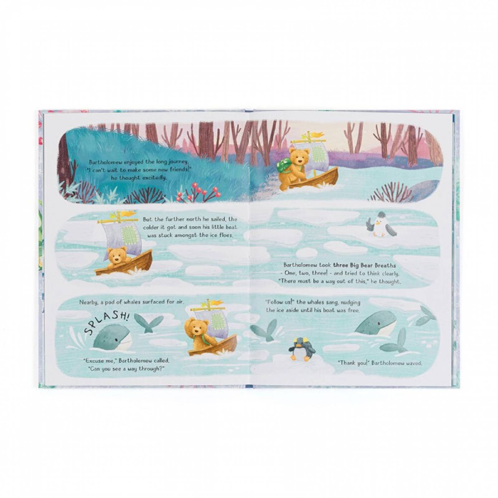 Bartholomew Bear And The Snow Giants Book By Jellycat