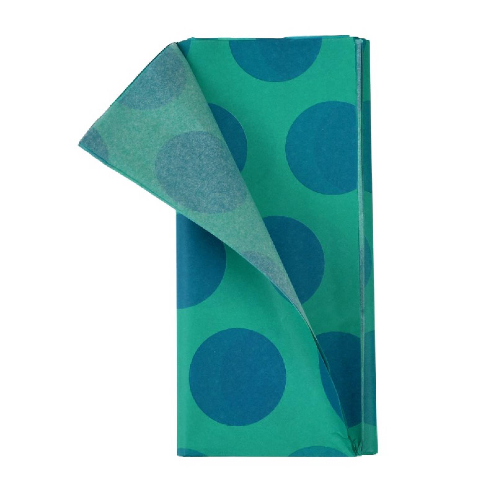 Blue On Turquoise Spotlight Tissue Paper
