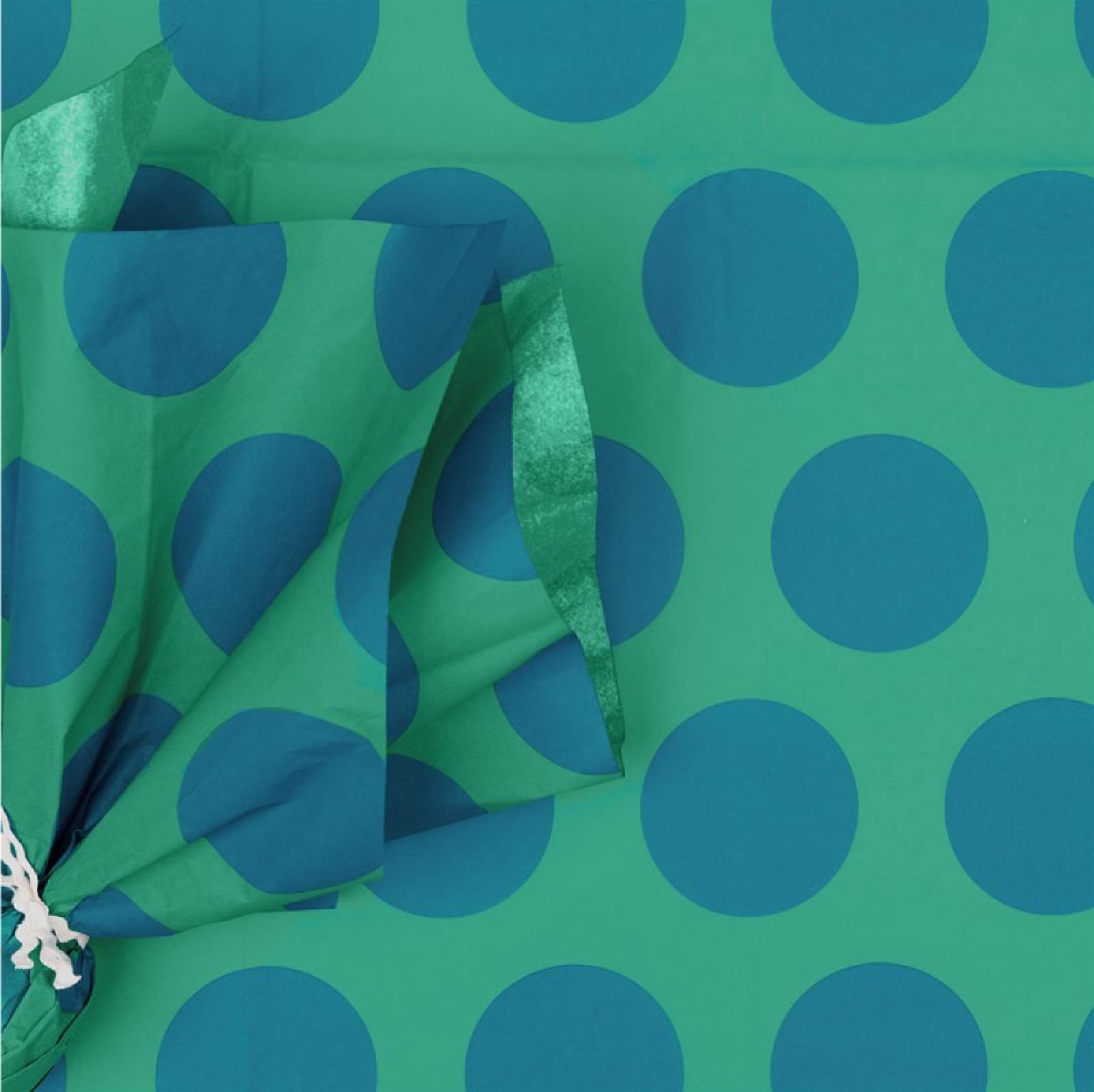 Blue On Turquoise Spotlight Tissue Paper