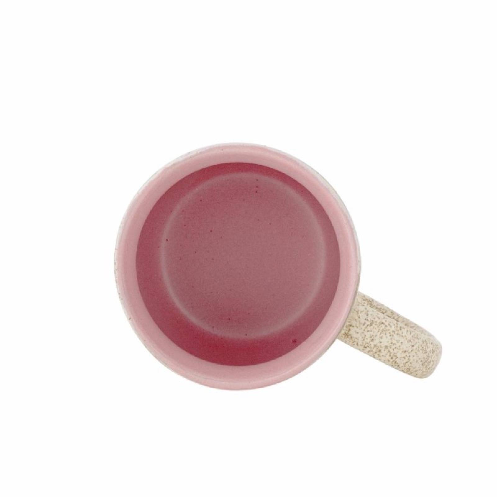 Children's Stoneware Mug In Mottled Cherry Print