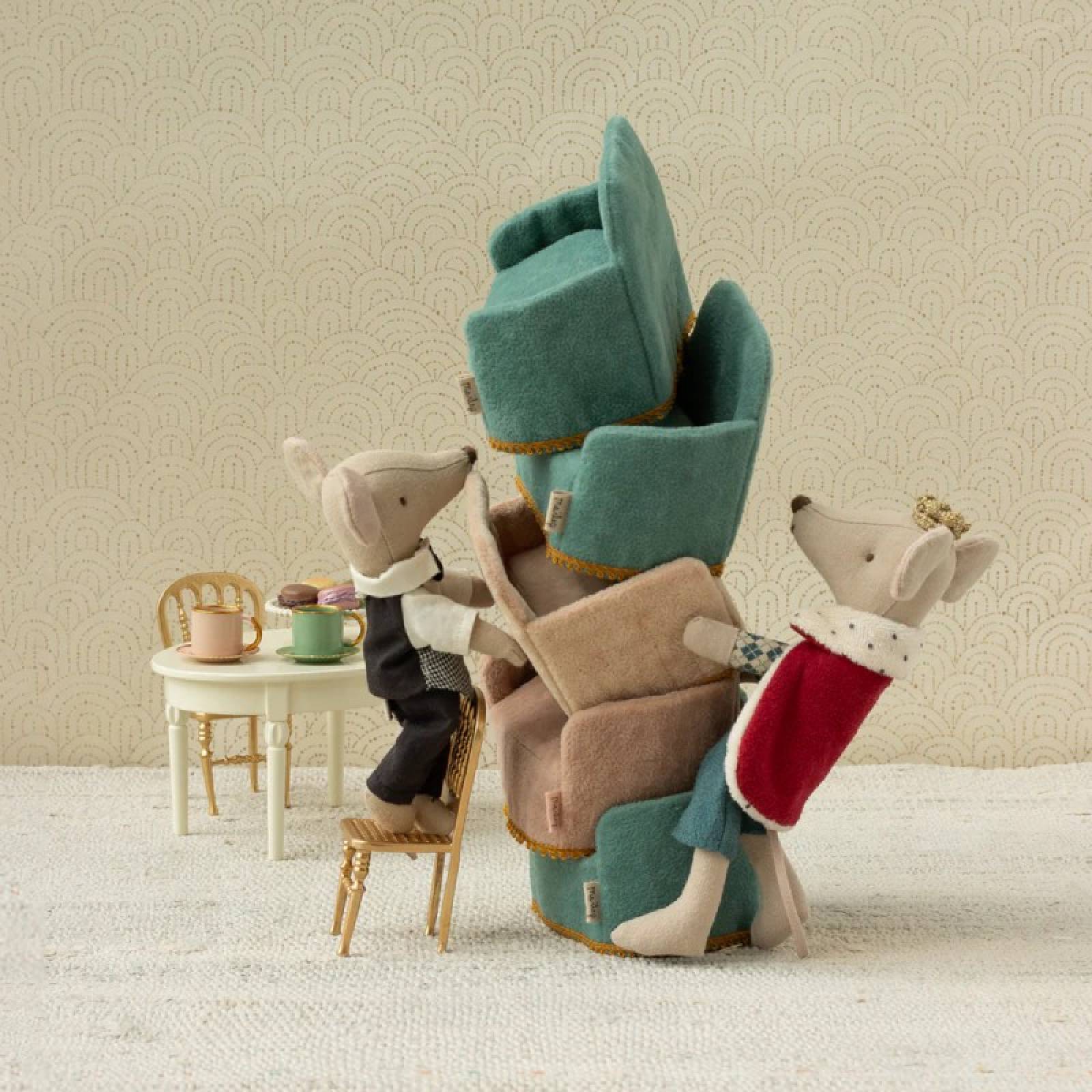 King Mouse Dad Soft Toy By Maileg 3+