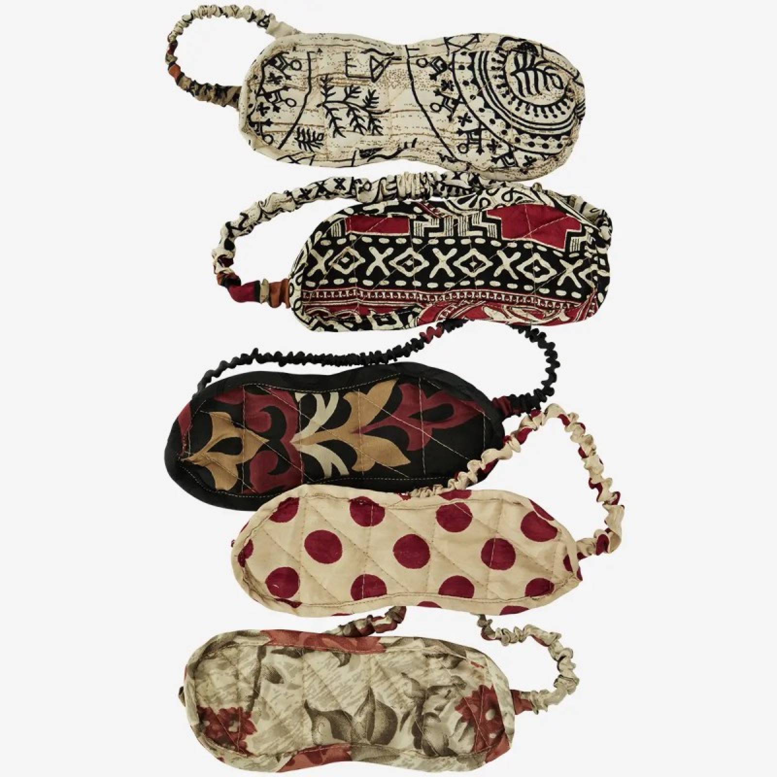 Recycled Silk Quilted Eye Mask