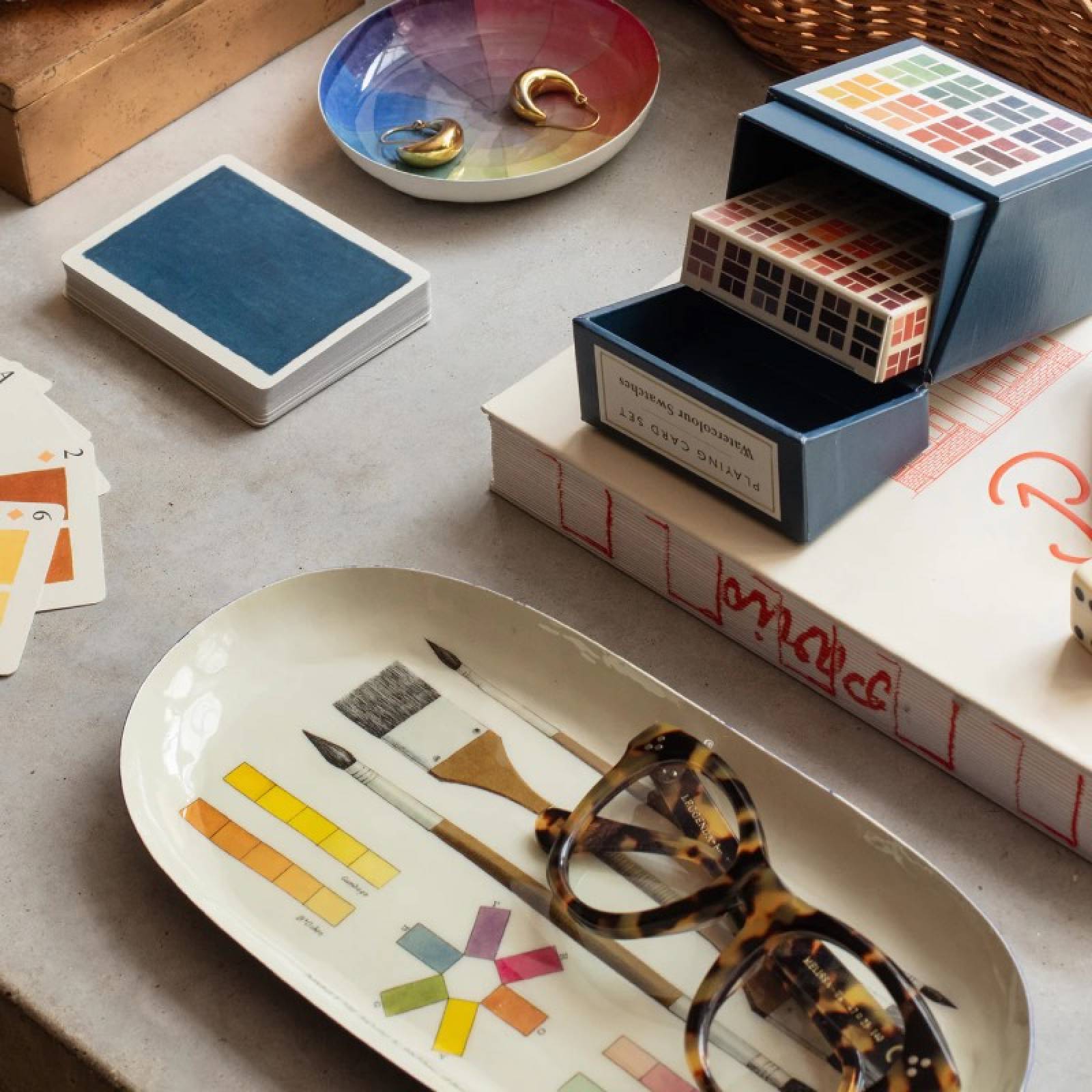 The Art Of Colouring - Oval Enamel Tray